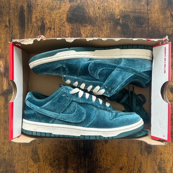Nike | Shoes | Velvet Nike Dunks | Poshmark
